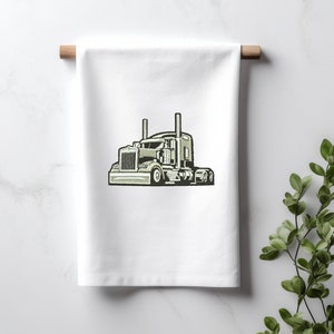 Semi Truck Embroidery Patterns | Truck Tractor DST File | Semi Trailer ...