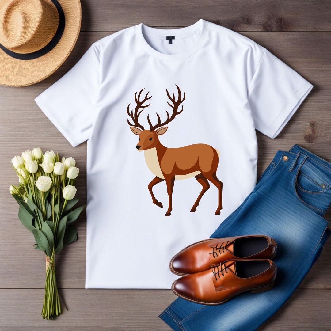 Deer Svg, Deer Forest Png, Deer Animals Vector File, Deer Svg, Animals ...