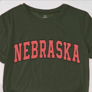 Nebraska Svg, Nebraska Letters Png, Nebraska Font Vector File, Nebraska ...