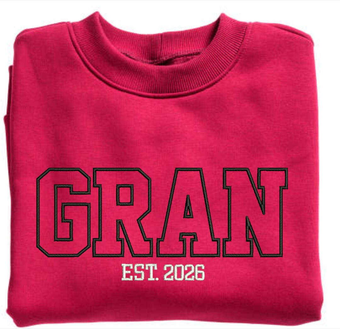 Gran Est 2026 Machine Embroidery Design | Grandma Embroidery Pattern ...