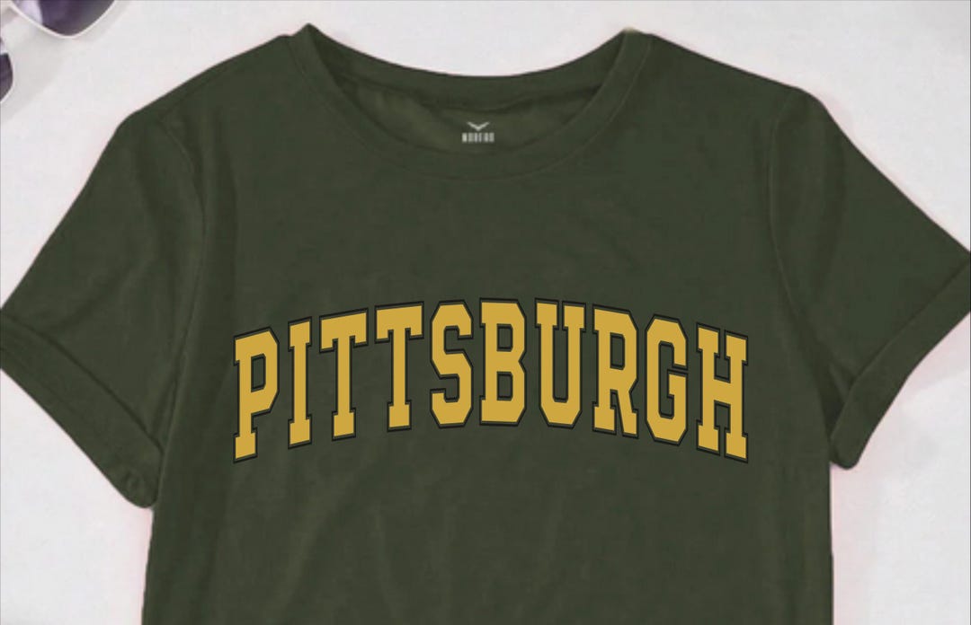 Pittsburgh Letters Svg, Pittsburgh Png, Pittsburgh Letters Vector File ...