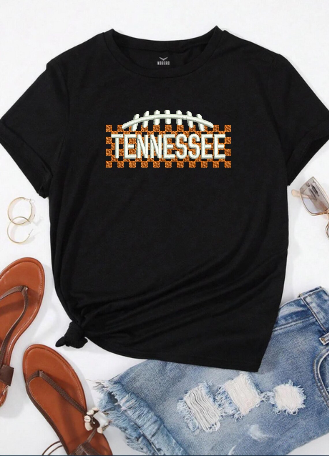 Tennessee Checkered Machine Embroidery Design | Tennessee State ...