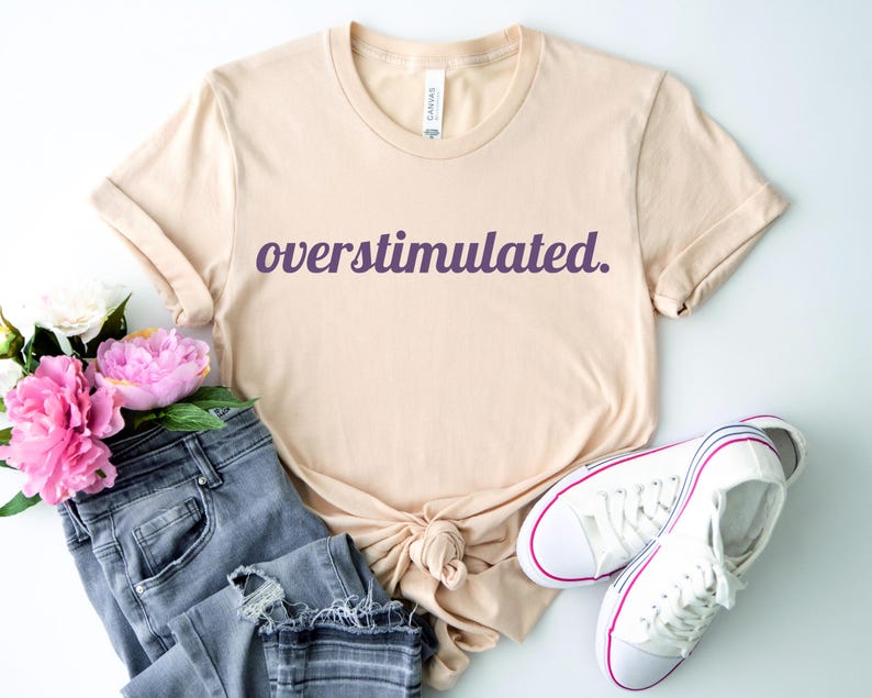 Overstimulated Svg, Mental Health Png, Anxiety Vector File, Gift for ...