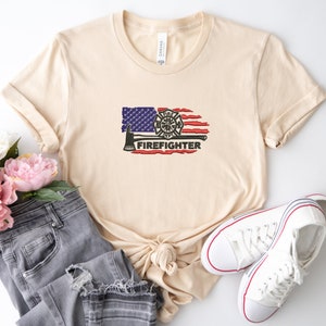 Firefighter Flag Embroidery Patterns | Firefighter Logo DST File ...