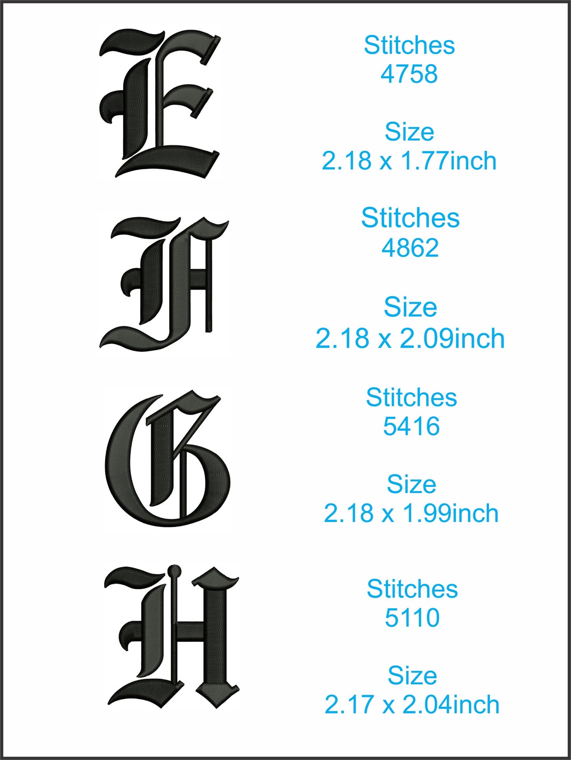 Raised Puff Letter Pack Embroidery Design | 3D Puff Bundle Embroidery ...