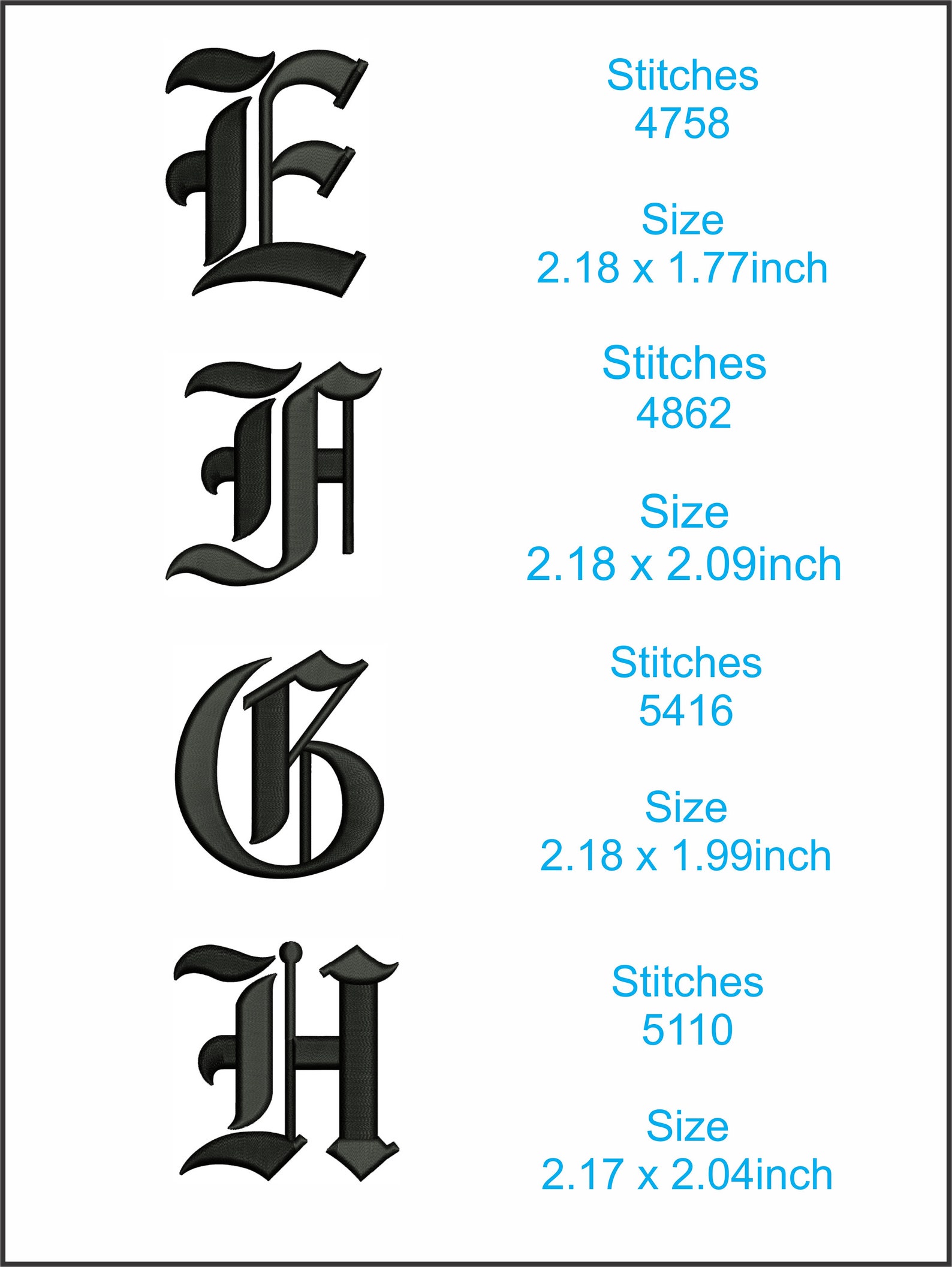 Raised Puff Letter Pack Embroidery Design | 3D Puff Bundle Embroidery ...