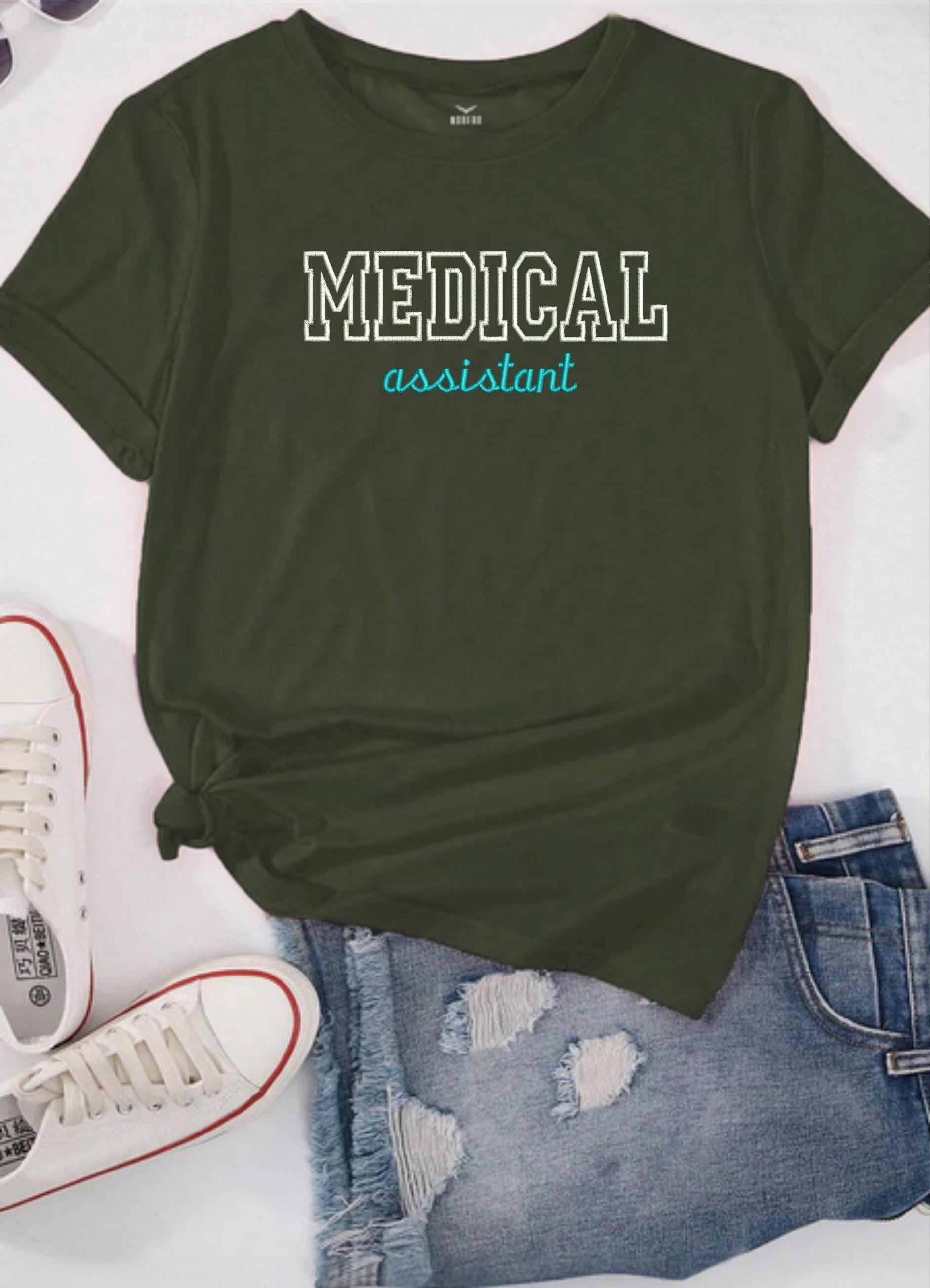 Medical Assistant Machine Embroidery Design | Medical Life Embroidery ...