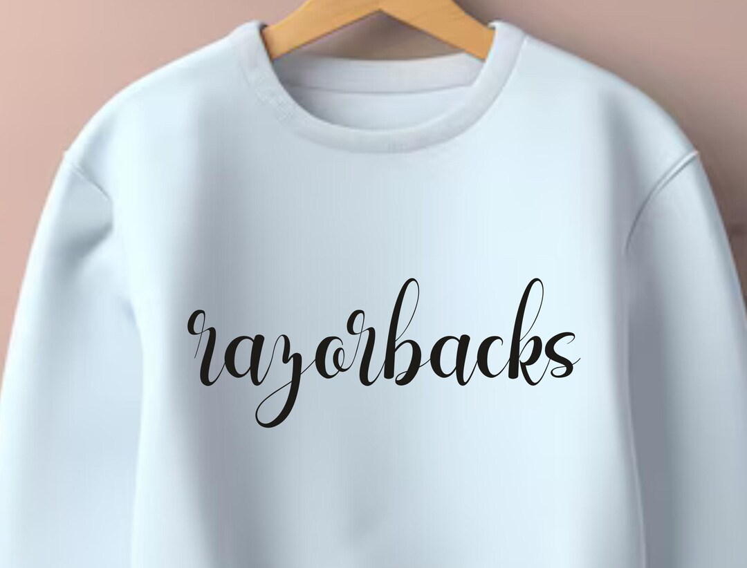 Razorbacks Svg, Razorbacks Font Png, Razorbacks Letters Vector File ...