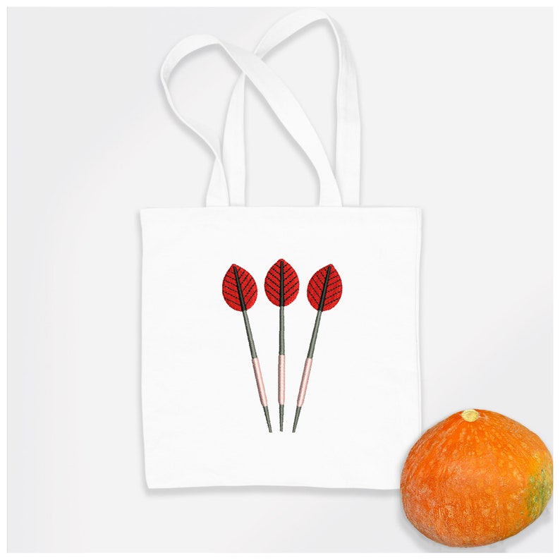 Tip Darts Embroidery Design | Three Darts DST File | Darts PES File ...