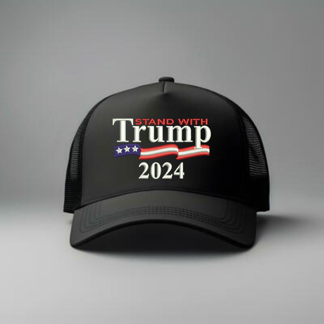 Trump 2024 Hat Machine Embroidery Designs | Donald Trump Cap Embroidery ...