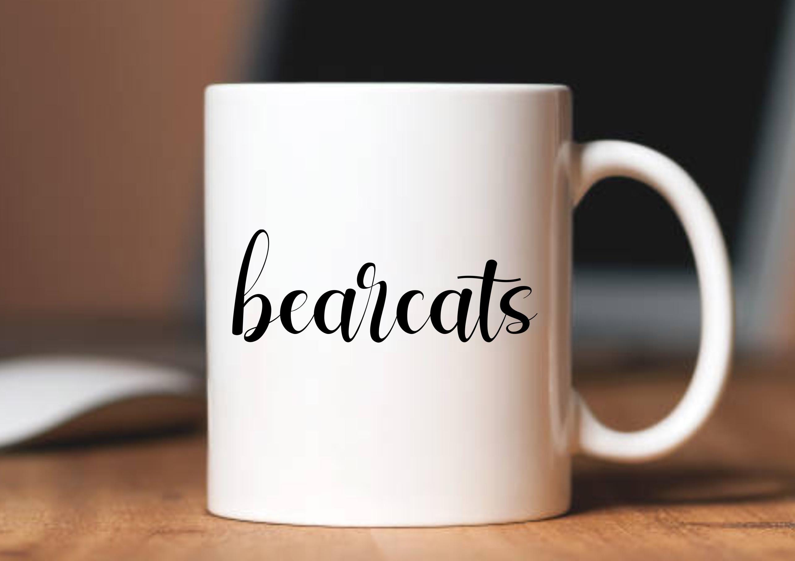Bearcats Mascot Hand Lettered Svg, Bearcats Letters Png, Bearcats ...