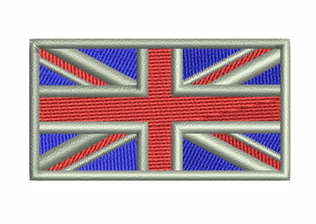 Union Jack Flag Embroidery Design | United Kingdom Flag Embroidery ...