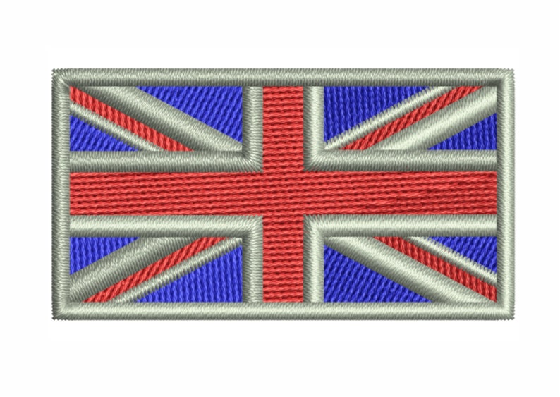 Union Jack Flag Embroidery Design | United Kingdom Flag Embroidery ...