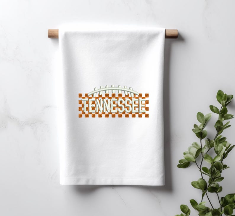Tennessee Checkered Machine Embroidery Design | Tennessee State ...