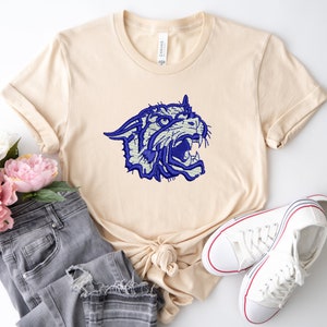 Wildcats 2 Colors Embroidery Designs | Wildcats Face DST Files ...