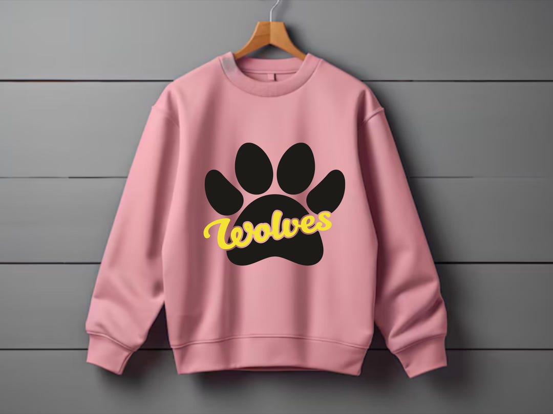 Wolves Paw Svg, Wolf Paw Print Png, Paw Print Vector File, Wolves Svg ...