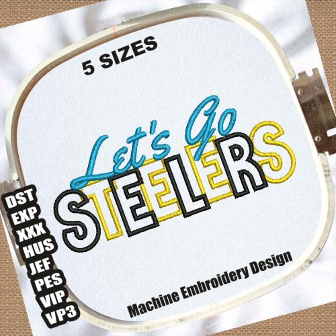 Steelers Outline Machine Embroidery Designs | Steelers Embroidery ...
