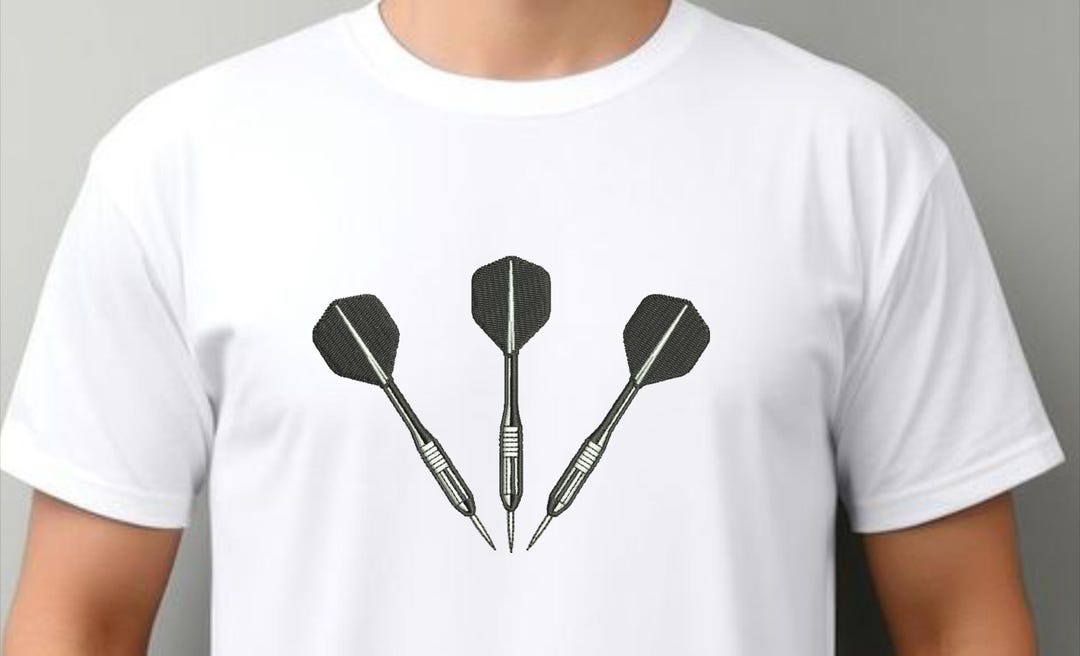 Darts Arrow Machine Embroidery Design | Dart Pin Embroidery Pattern ...