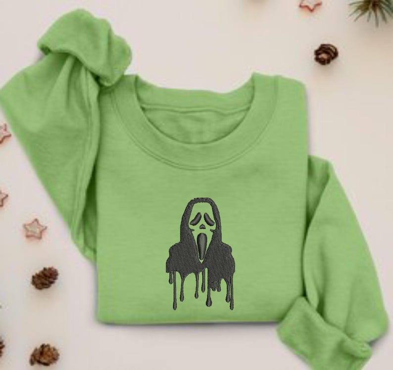 Halloween Scream Machine Embroidery Designs | Ghost Face Embroidery ...