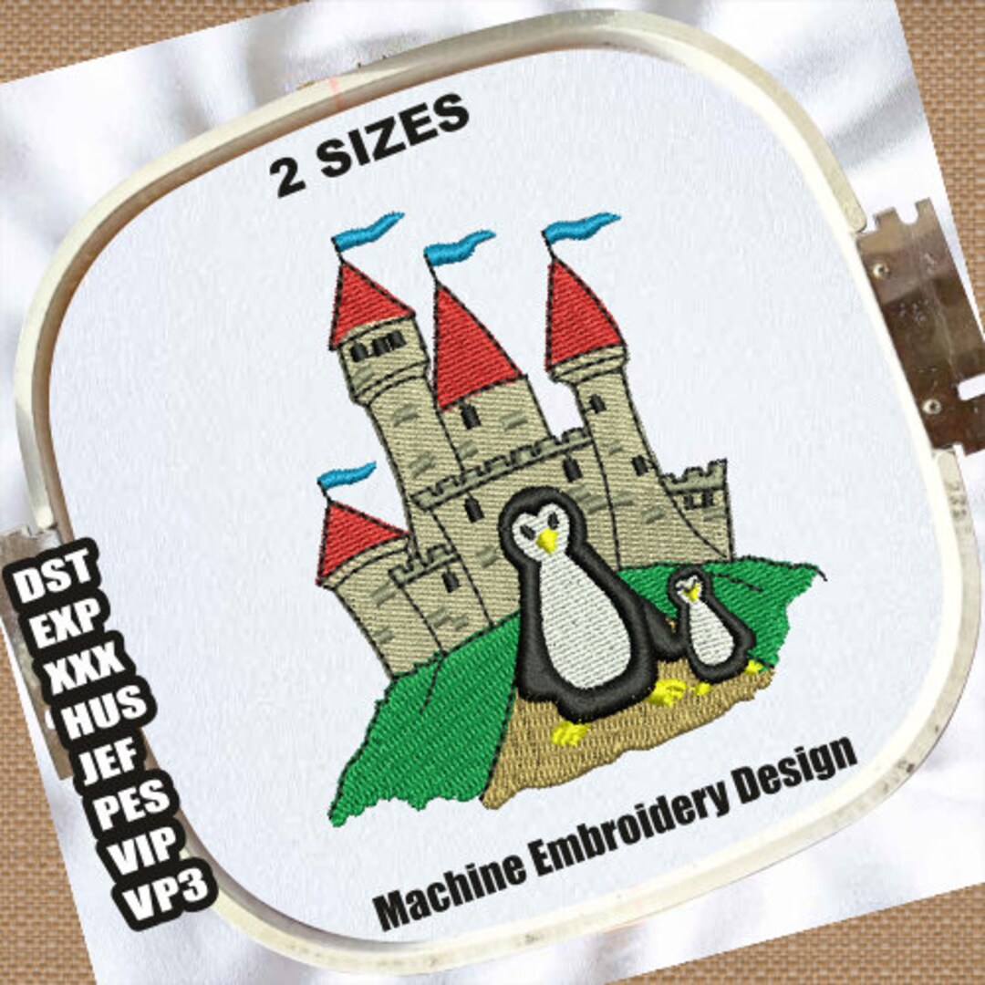 Penguin Castle Fairy Embroidery Patterns | Penguin Castle DST Files ...
