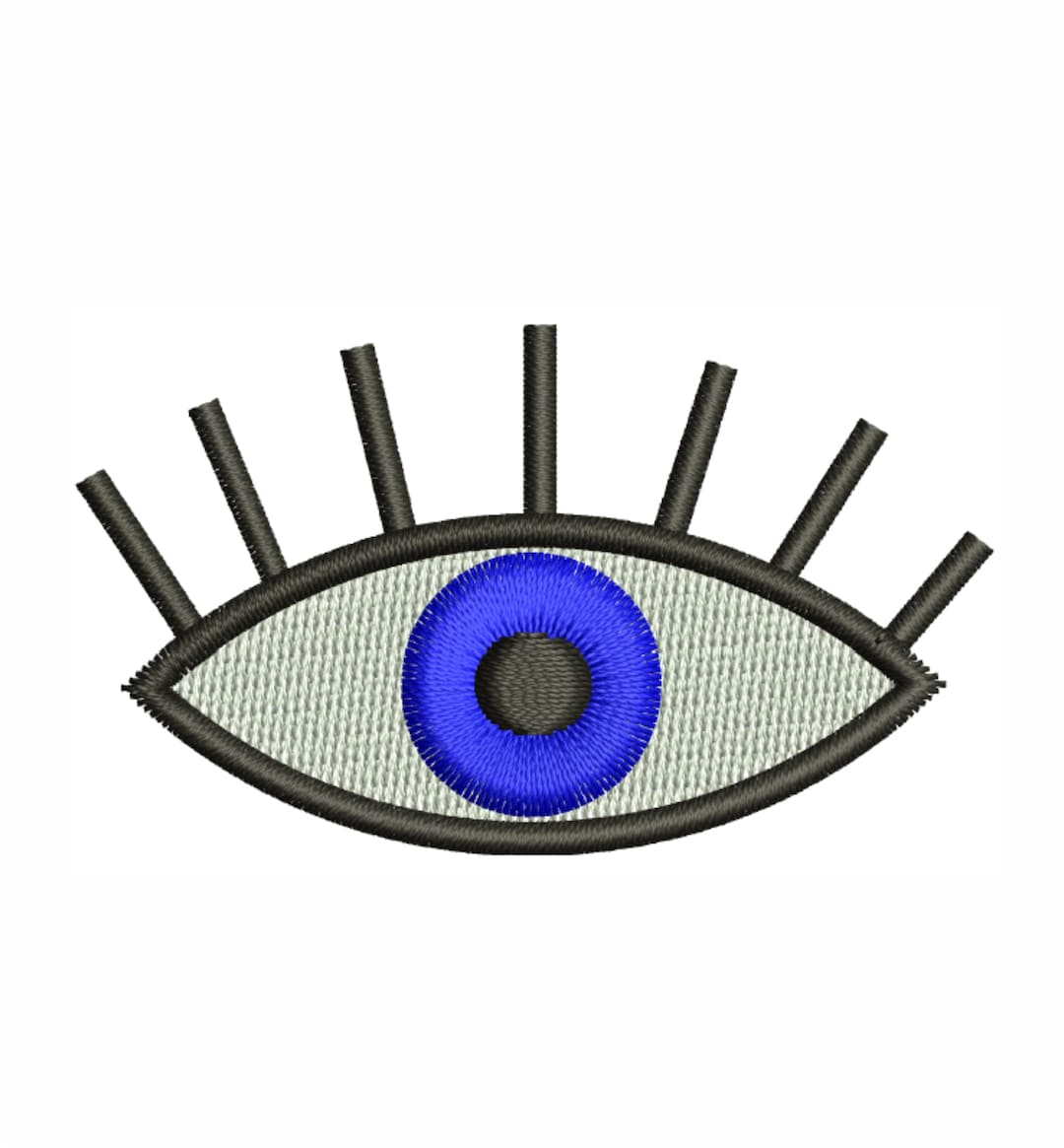 Eye Embroidery Design | Eye Logo Dst Fil | Eye Symbol Pes File | Eye ...