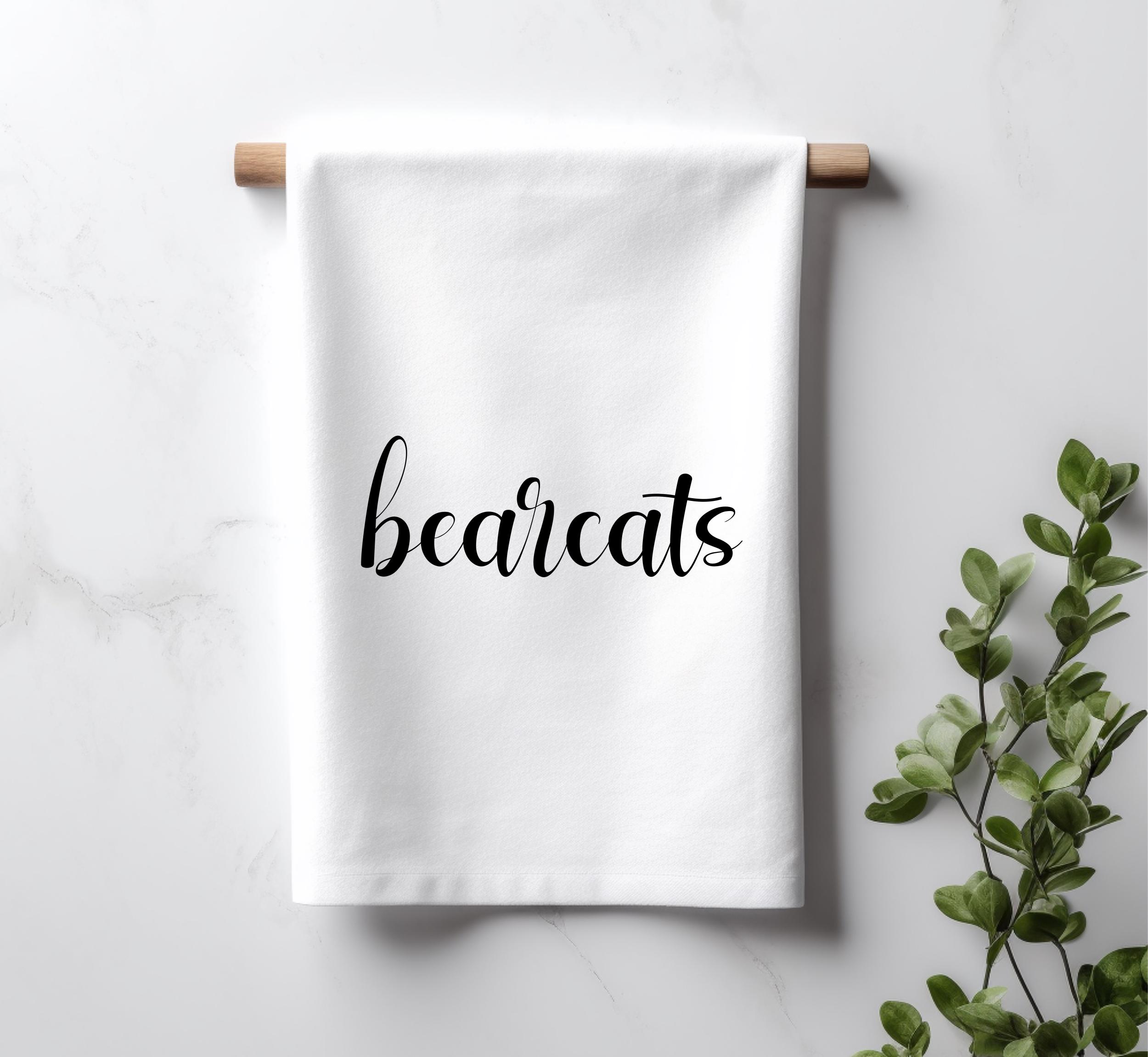 Bearcats Mascot Hand Lettered Svg, Bearcats Letters Png, Bearcats ...