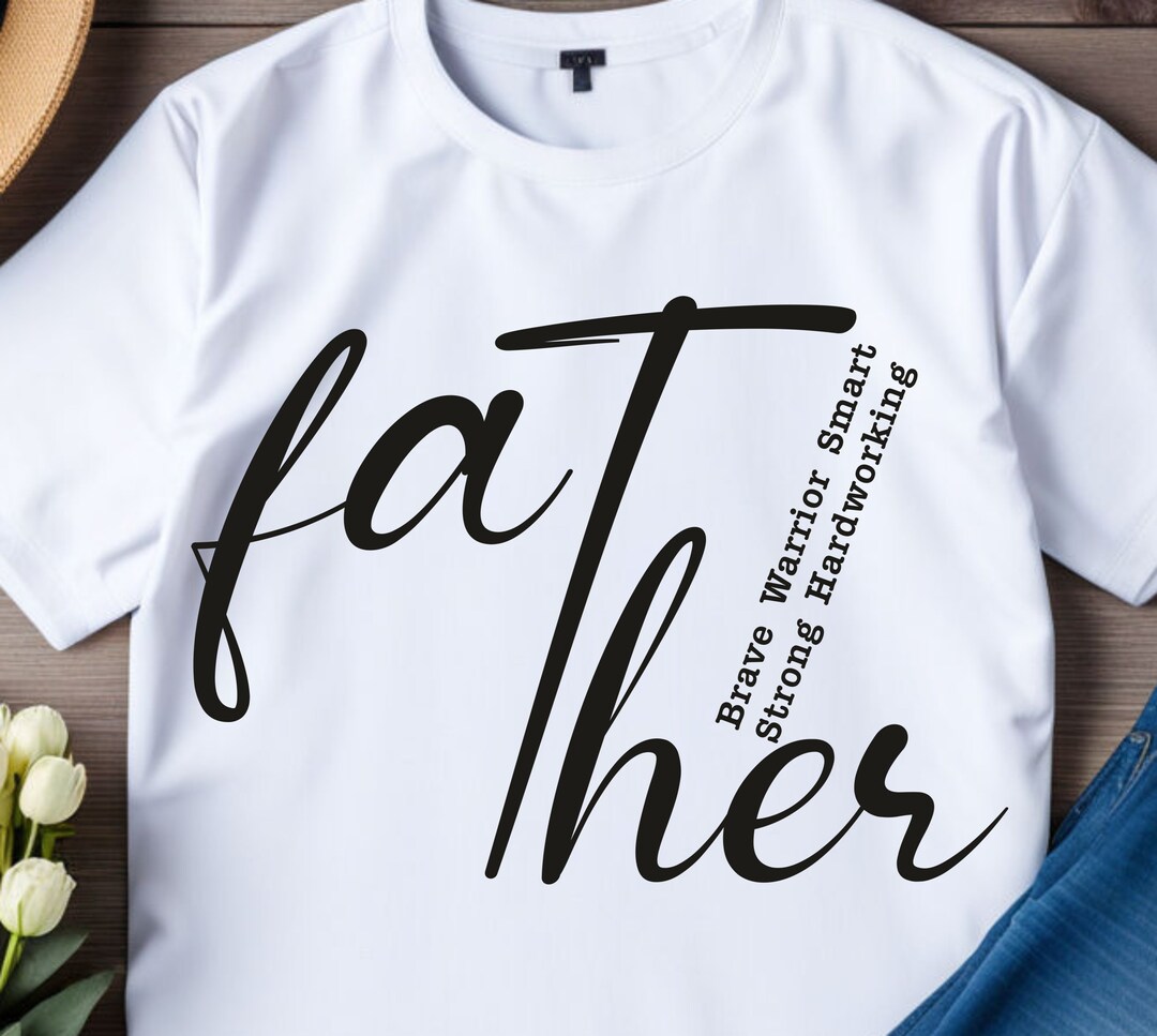 Father Brave Warrior Smart Svg, Dad Png, Fathers Day Vector File ...