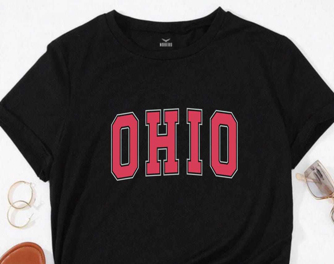 Ohio State Svg, Ohio Letters Png, Ohio Font Vector File, Ohio State ...