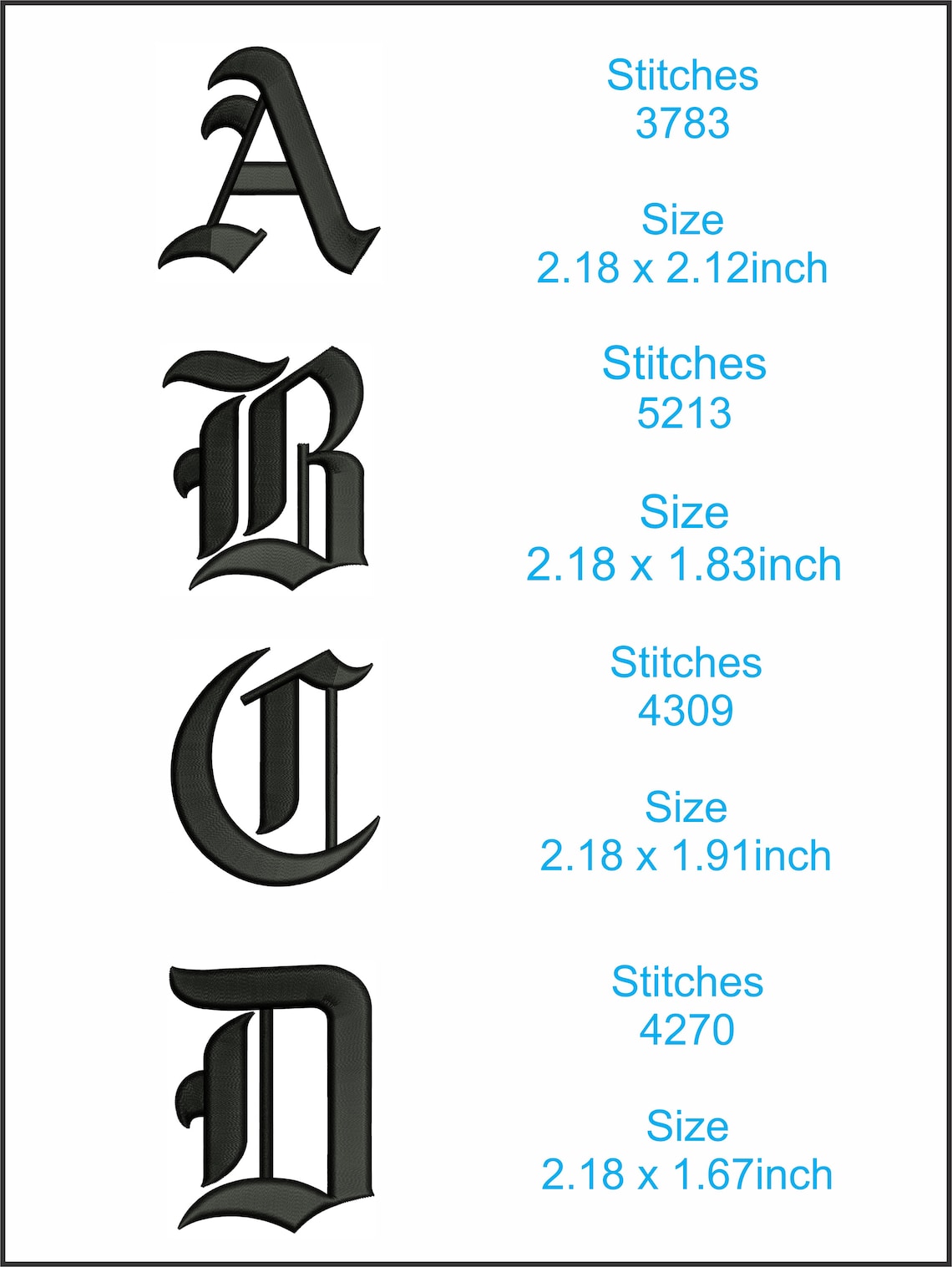 Raised Puff Letter Pack Embroidery Design | 3D Puff Bundle Embroidery ...