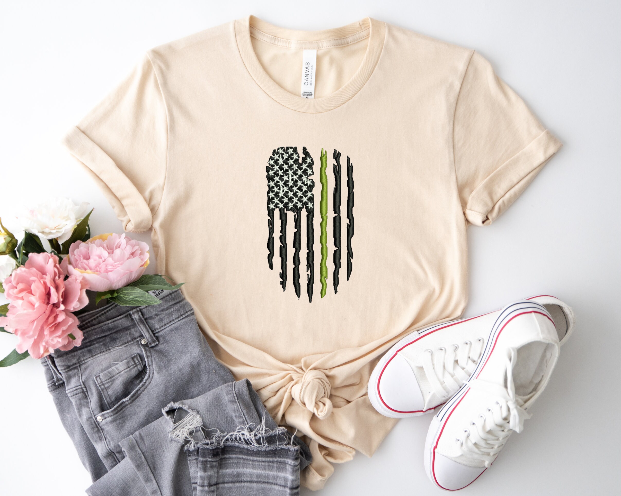 Distressed Military Flag Embroidery Design | Distressed USA Flag Pes ...