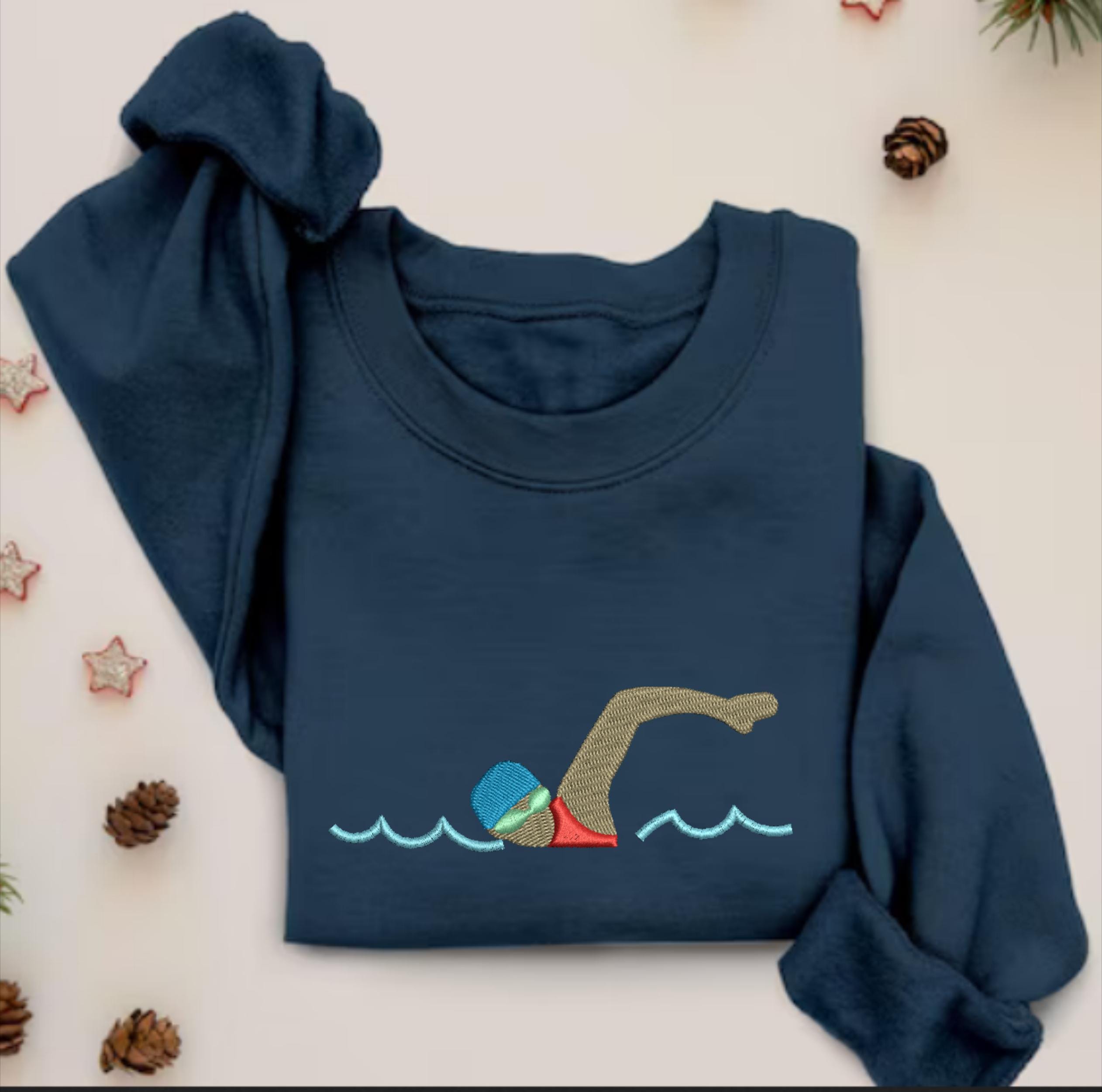Swimmer Machine Embroidery Design | Swim Embroidery Pattern | Swimming ...