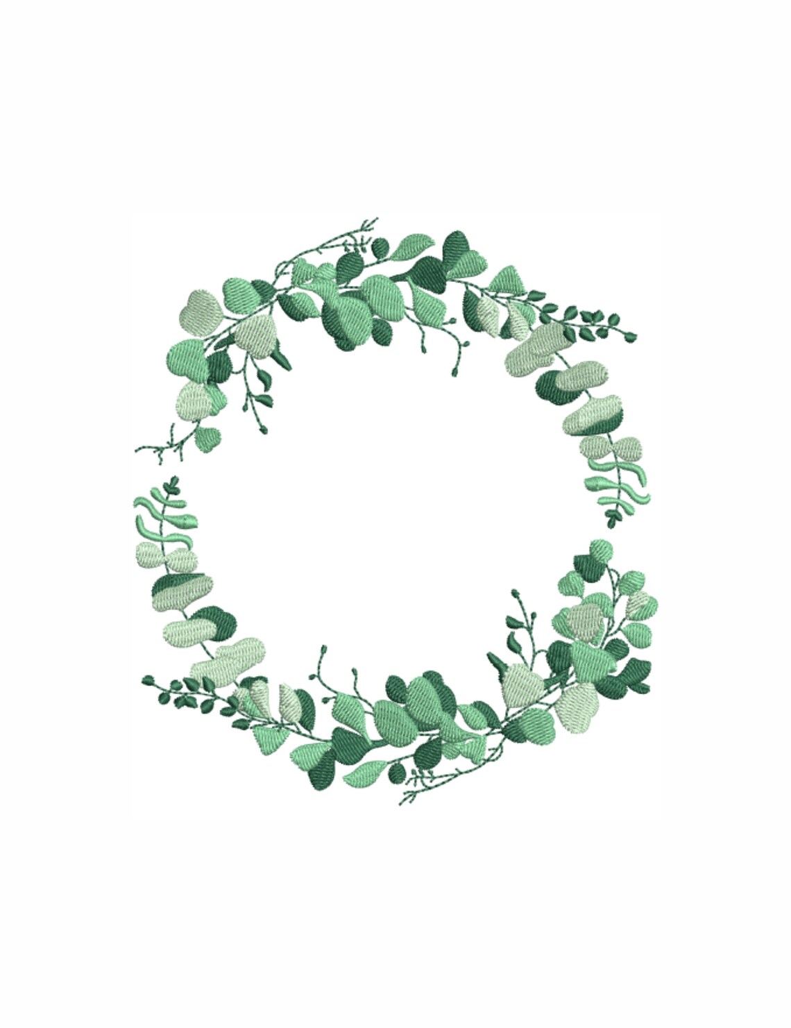 Olive Laurel Wreath Embroidery Design | Olive Wreath Pes File | Laurel ...