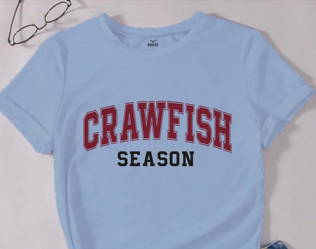 Crawfish Season Svg, Crawfish Weather Png, Crawfish Season Letters ...
