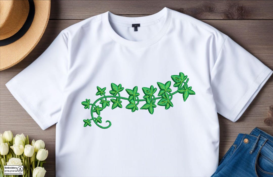 Ivy Embroidery Pattern | Ivy Leaves Machine Embroidery Designs | Ivy ...