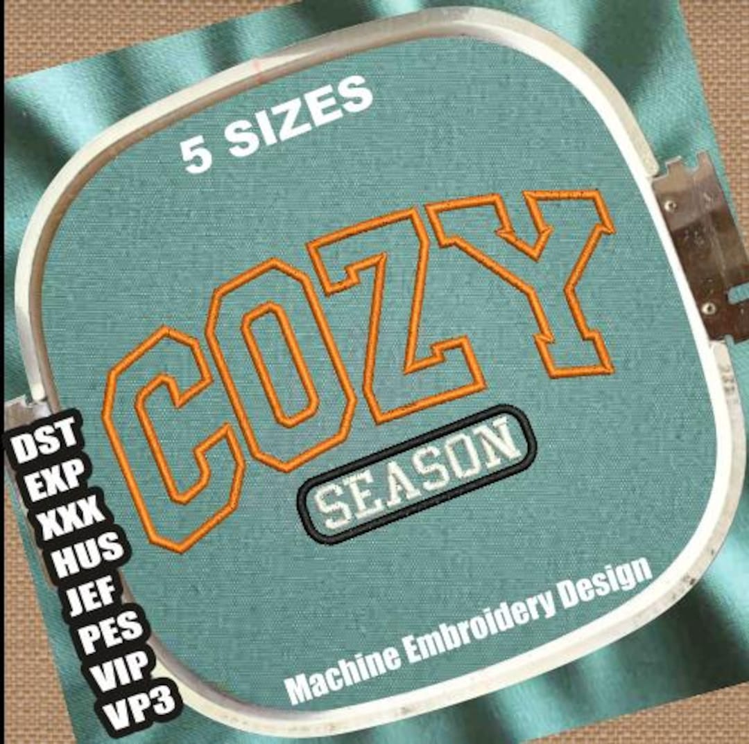 Cozy Season Machine Embroidery Designs | Autumn Embroidery Patterns ...