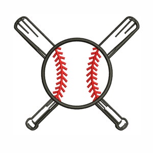 Baseball Monogram Embroidery Design Baseball Monogram Dst File Baseball ...