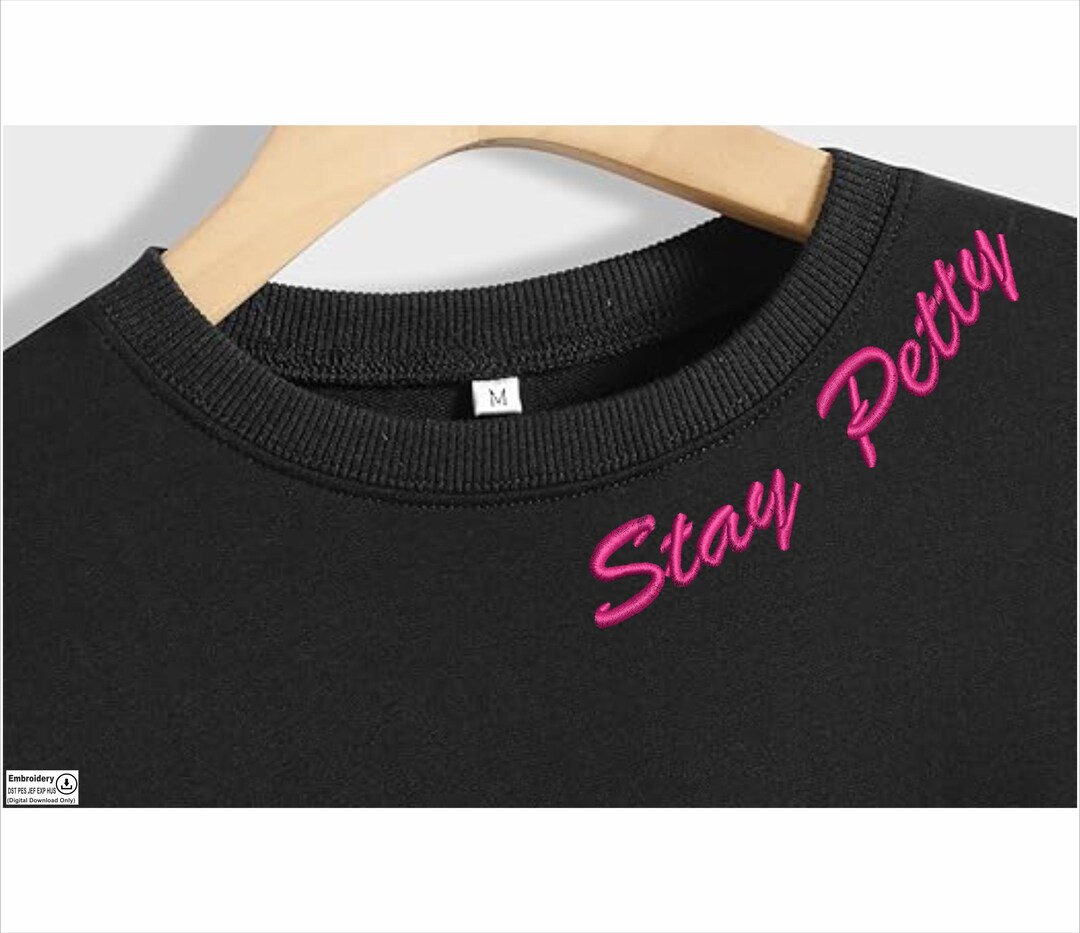 Stay Petty Machine Embroidery Designs | Western Embroidery Patterns ...