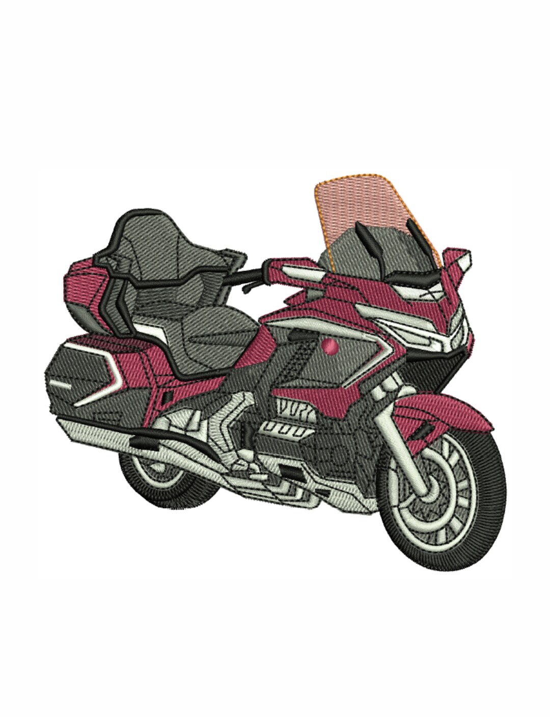 Bike Embroidery Design Bike Image Embroidery Design Pattern Motorcycle ...