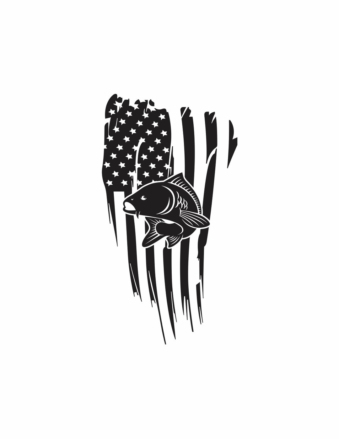 Fishing Distressed Flag Svg, American Fish Flag Png, USA Fish Flag ...