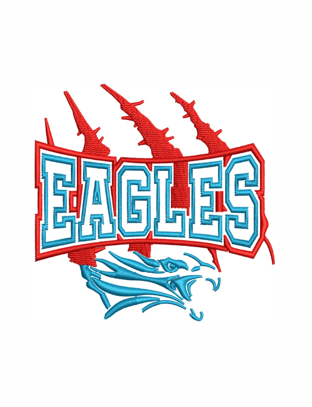 Eagles Embroidery Design | Eagle Face Dst File | Eagle Birds Pes File ...