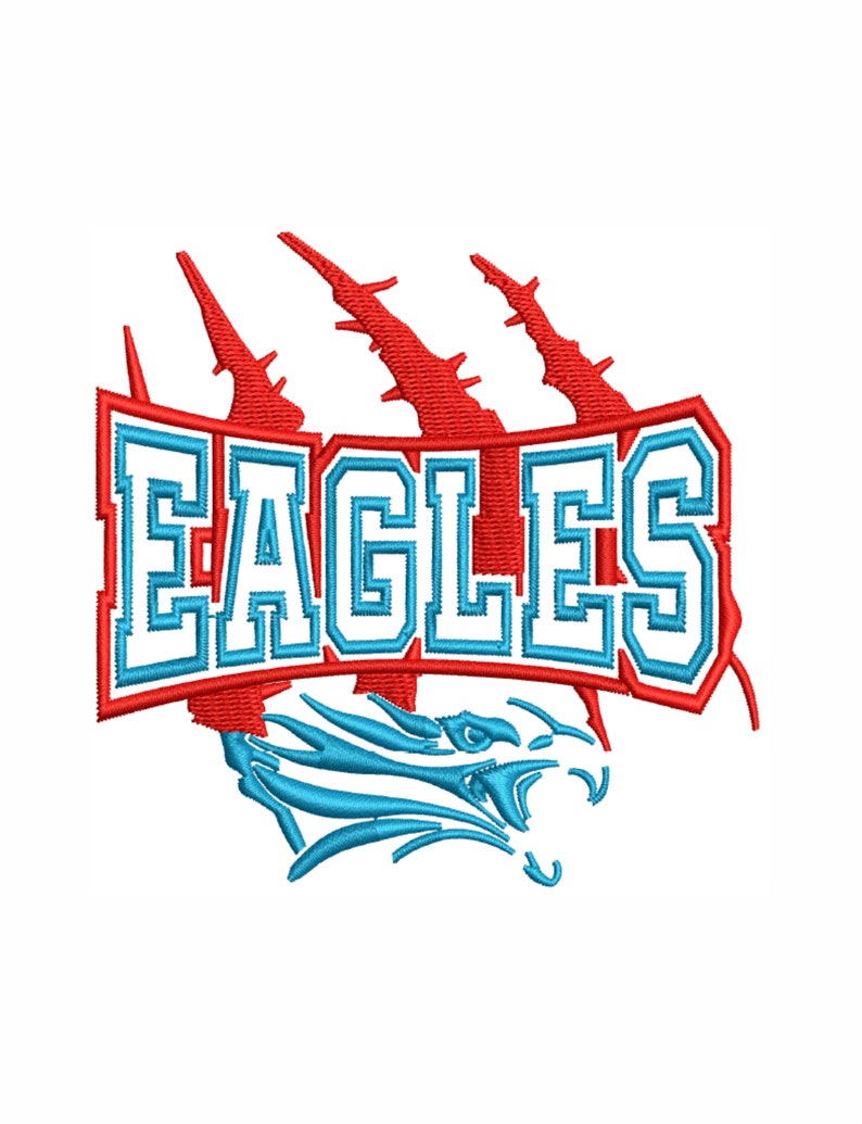 Eagles Embroidery Design | Eagle Face Dst File | Eagle Birds Pes File ...
