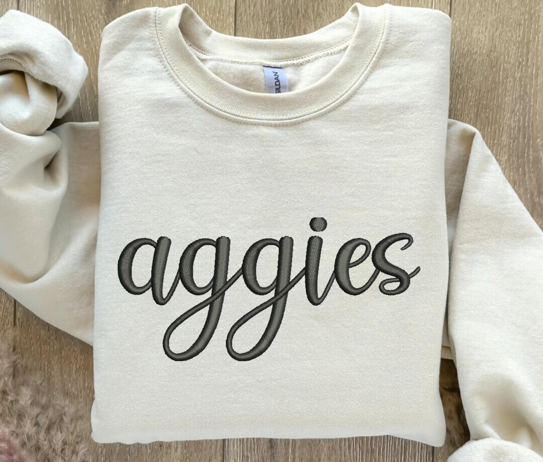 Aggies 3D Puff Machine Embroidery Design | Aggies Puffy Foam Embroidery ...