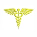 Caduceus Symbol Embroidery Design | Medical Symbol Embroidery Design ...