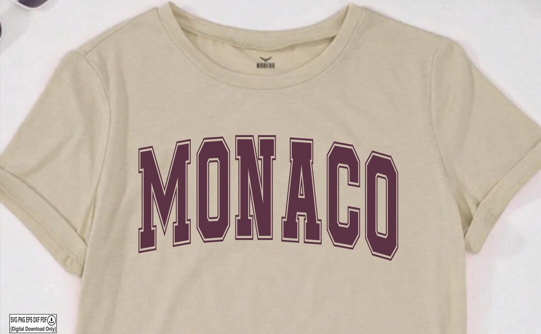 Monaco Svg, Monaco Png, Monaco Letters Vector File, City Svg, Monaco ...