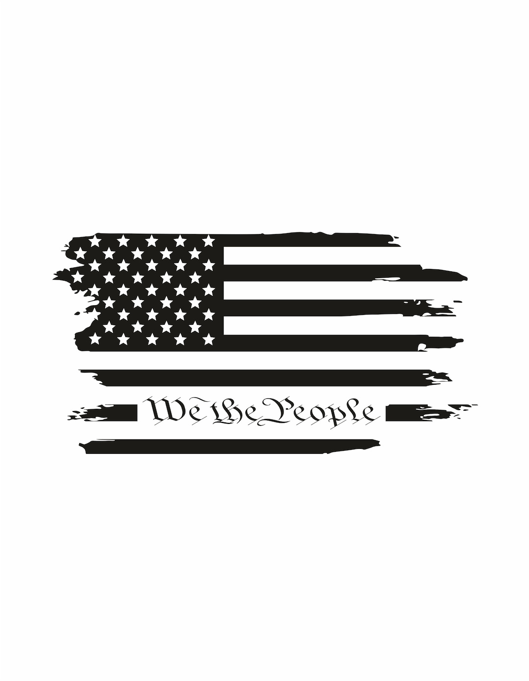 We the People Svg, We the People Distressed USA Flag Png, We the People ...