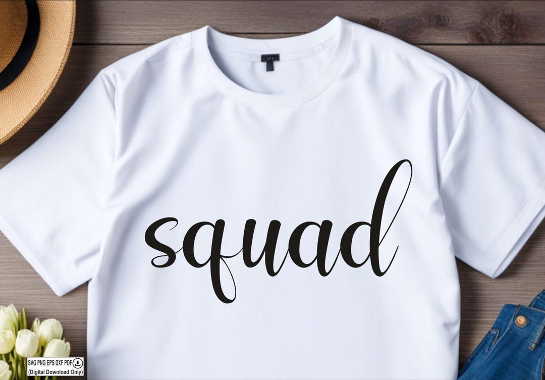 Squad Svg, Squad Png, Squad Vector File, Squad Svg Png, Squad Letters ...