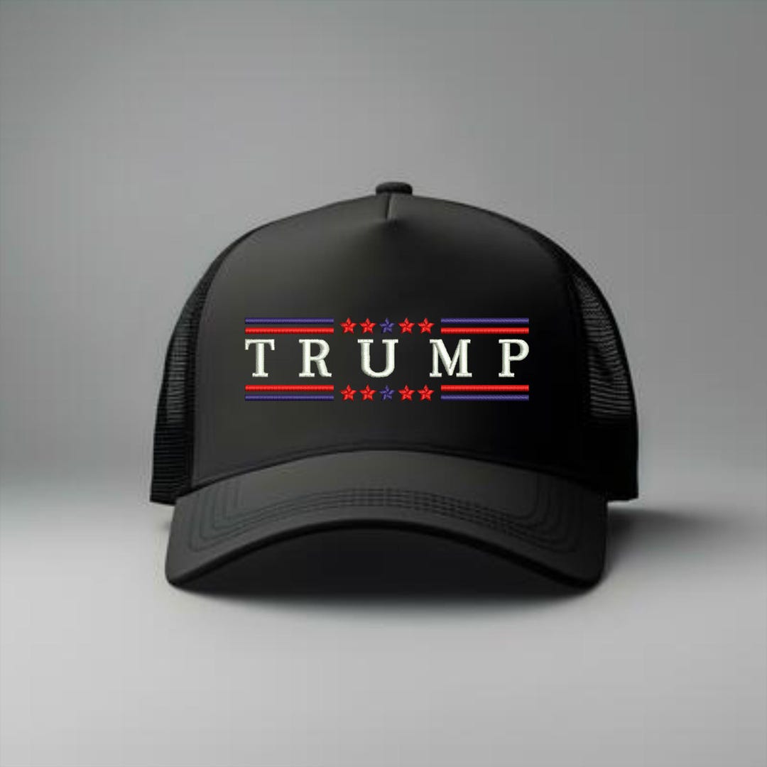 Trump Cap Machine Embroidery Designs | Donald Trump Hat Embroidery ...