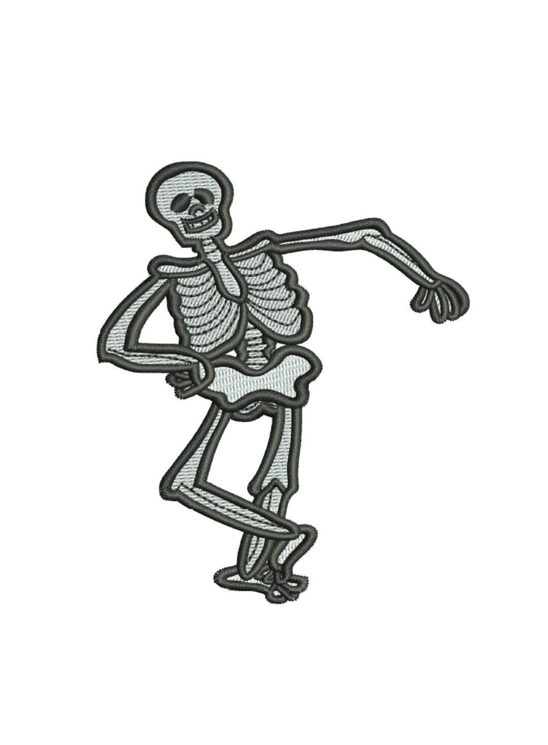 Human Skeleton Ortho Embroidery Design Skeloton Bones Embroidery Design ...