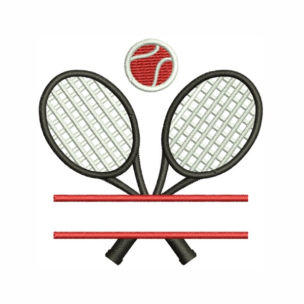 Tennis Embroidery - Etsy