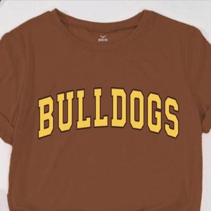 Bulldogs Svg, Bulldogs Letters Png, Bulldogs Font Vector File, Bulldogs ...